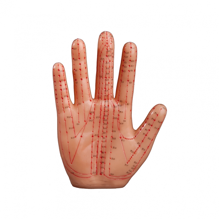 Main avec points d'acupuncture - AquaO